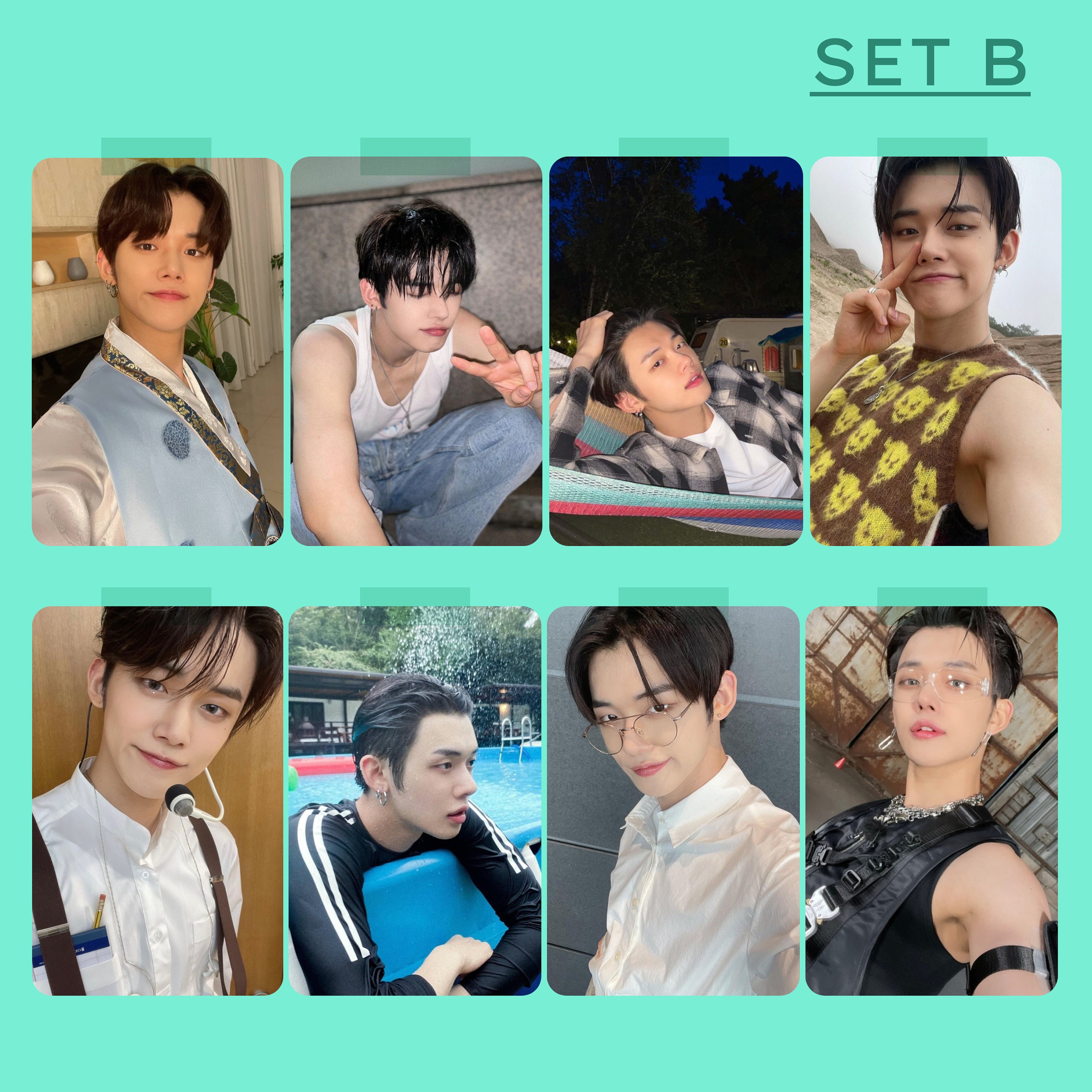 8 Yeonjun Photocards fanmade - Etsy Singapore