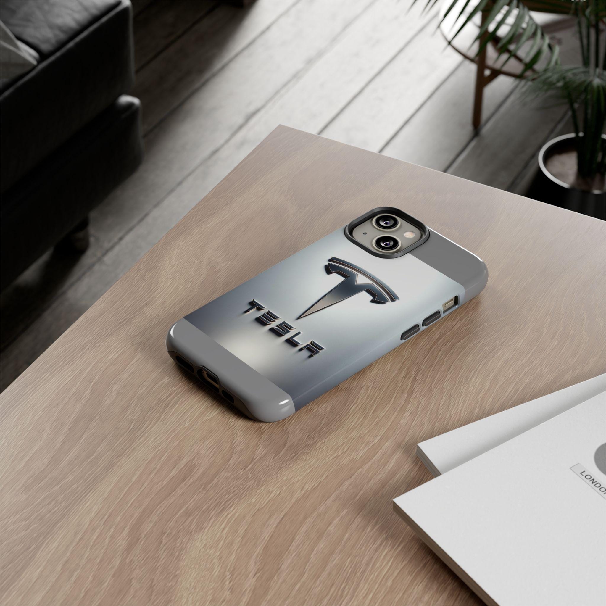 Exclusive Tough 3D Tesla Phone Case for iPhone Samsung Google Pixel ...