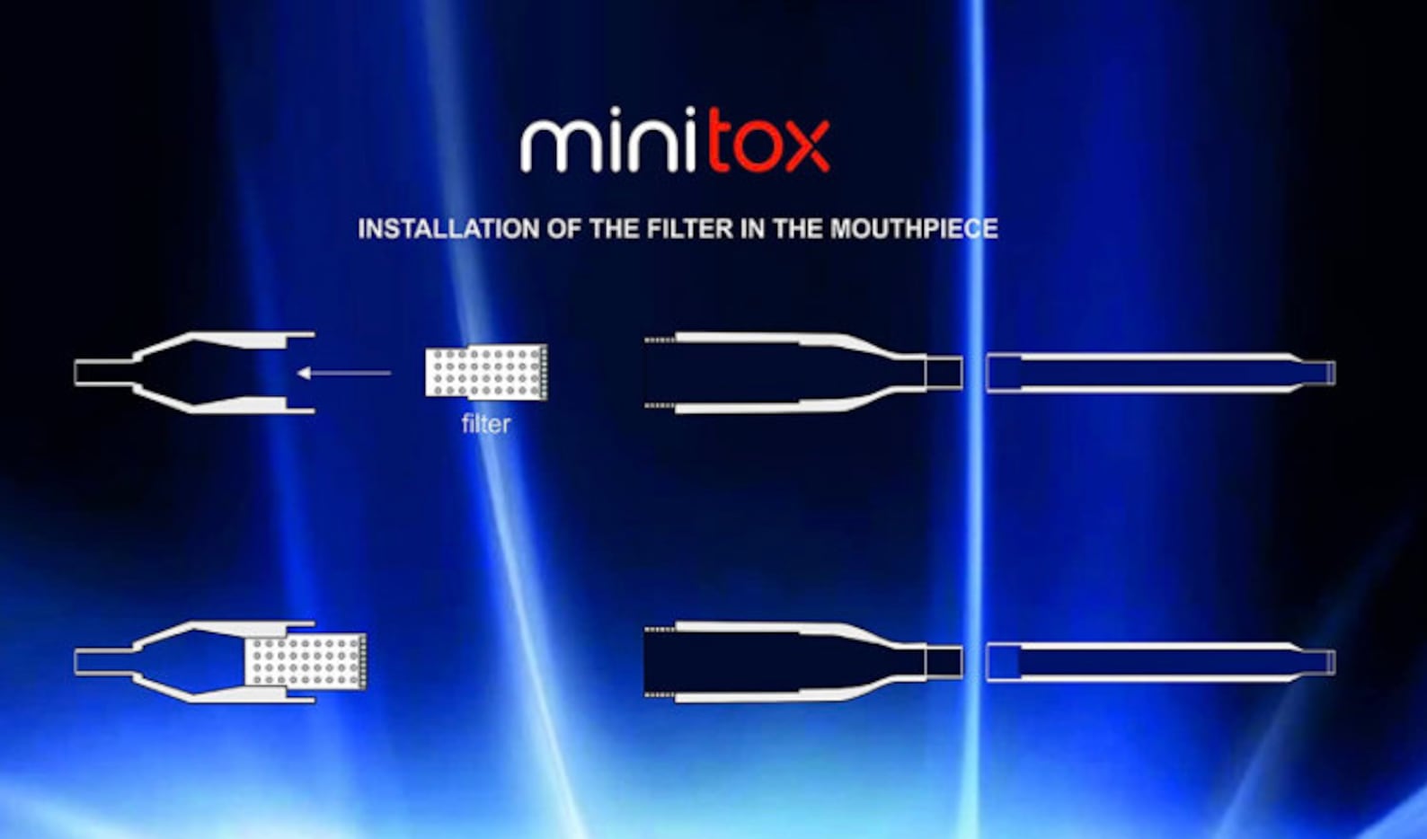 Minitox Hookah Mouthpiece Replacement Filter (4 Piece Pack) - Etsy
