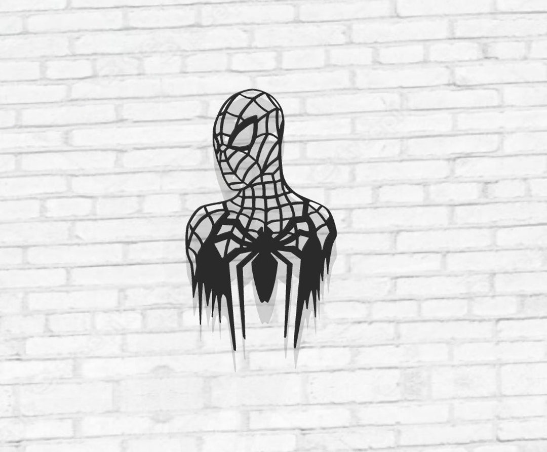 Spiderman Decoration, Digital File SVG Dxf Dwg Pdf Ai - Etsy