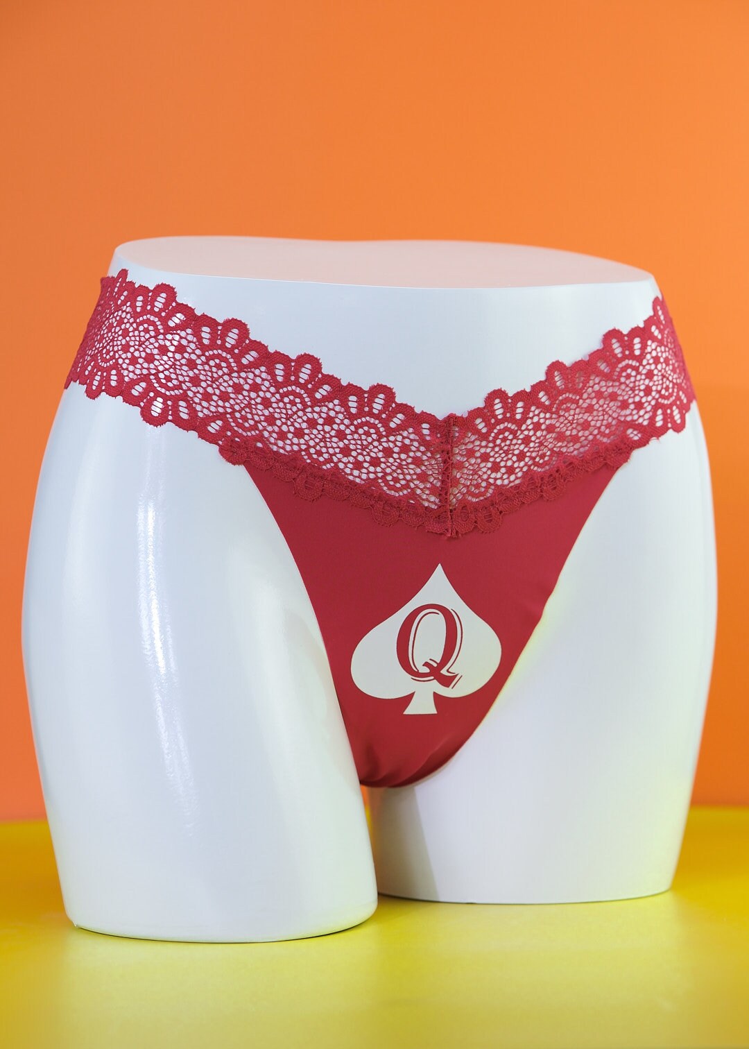 BBC Queen of Spades Lace Hotwife Women Qos Thong Panty - Etsy