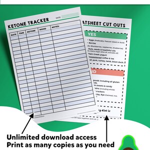 KETONE TRACKER. Ketogenic Food Log. Macro Tracker. Personal Trainer ...