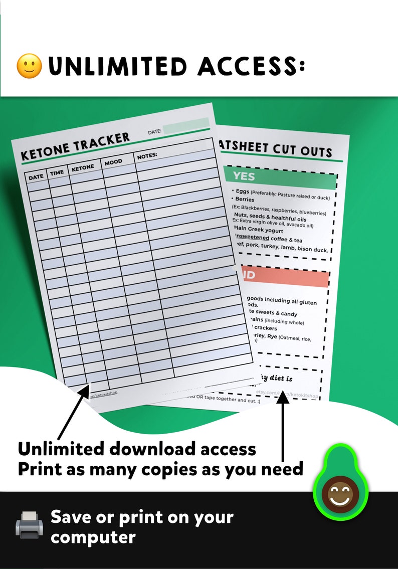 KETONE TRACKER. Ketogenic Food Log. Macro Tracker. Personal Trainer ...