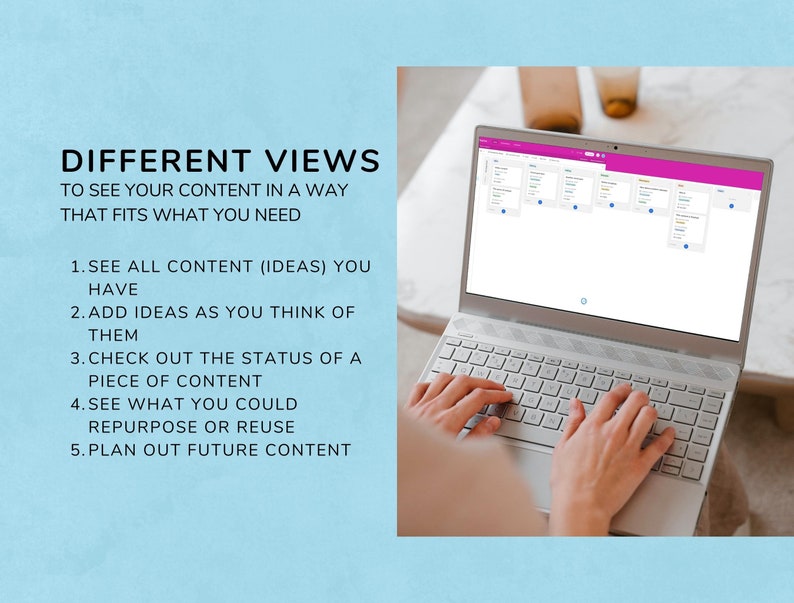 Content Calendar Airtable Template | Social Media Planner | Blog Post ...