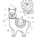 20 Llama Coloring Pages - Etsy