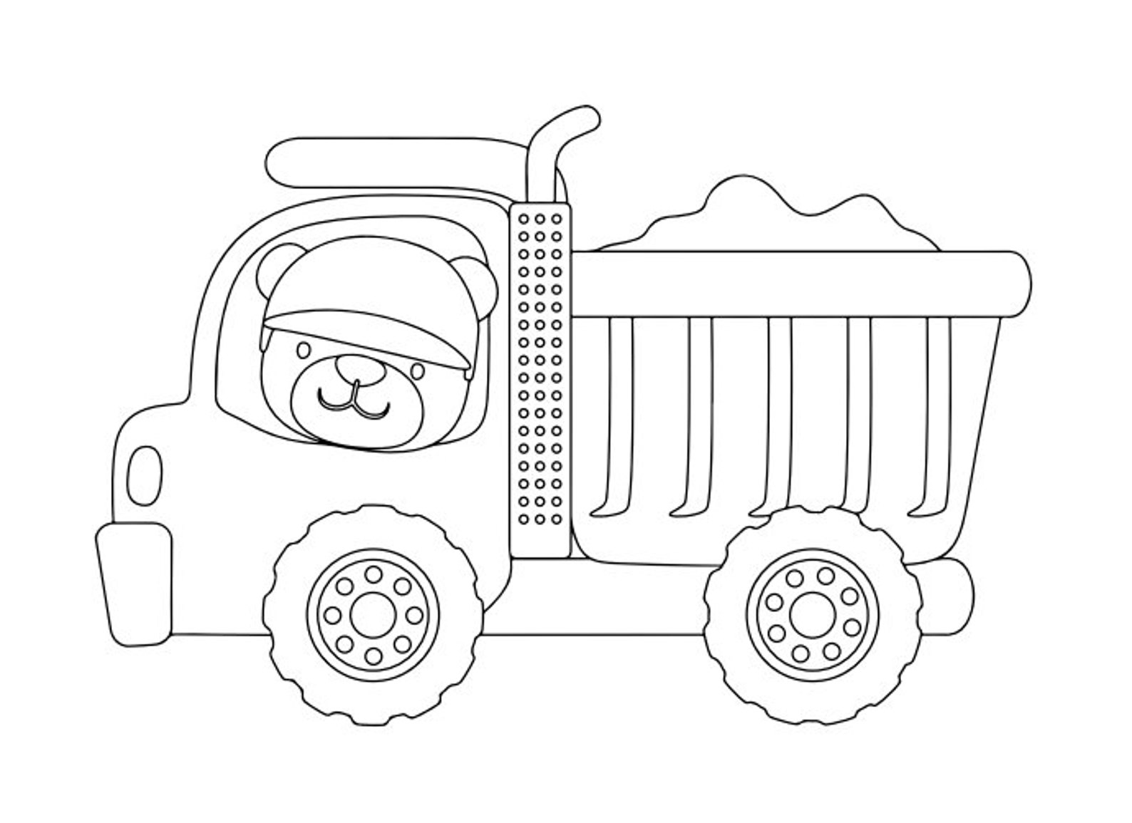 20 Construction Vehicle Coloring Pages - Etsy