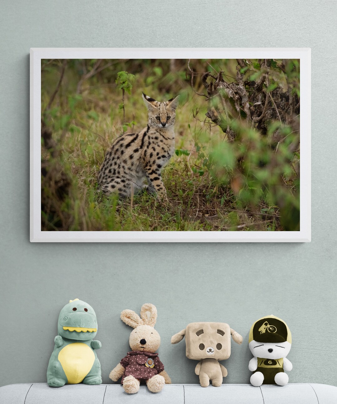 Cartel de Serval / Póster de papel mate premium / Arte mural - Etsy México