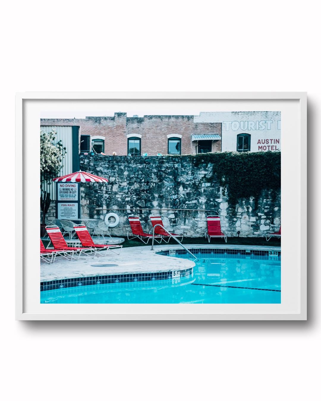 Austin Motel Pool, Instant Digital Download, Photography, Neon Sign ...