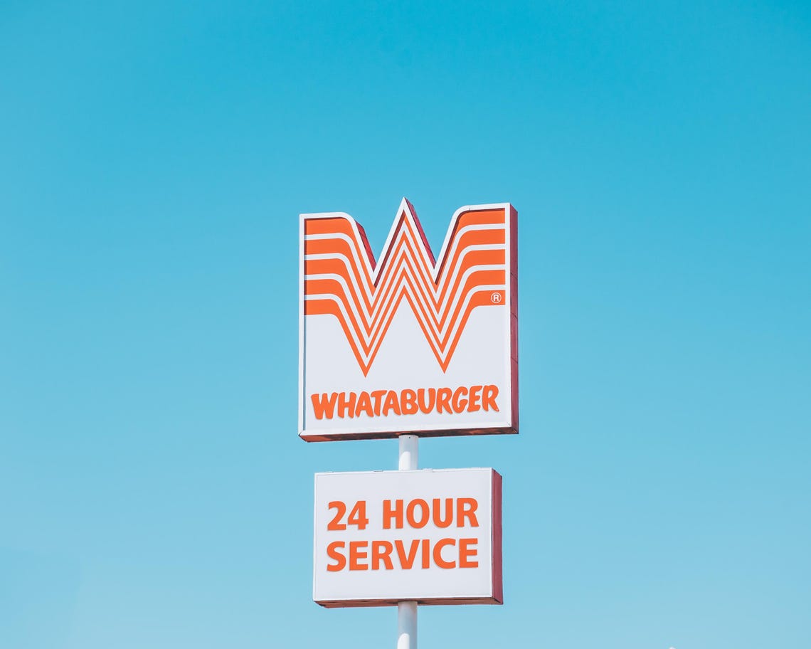 Whataburger Art, Digital Download Instant Print, Texas Print, Neon Sign ...
