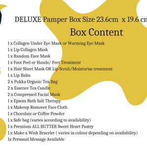 Pamper Box for Her Hug in a Box Personalised Pamper Box Beauty Gift Box ...