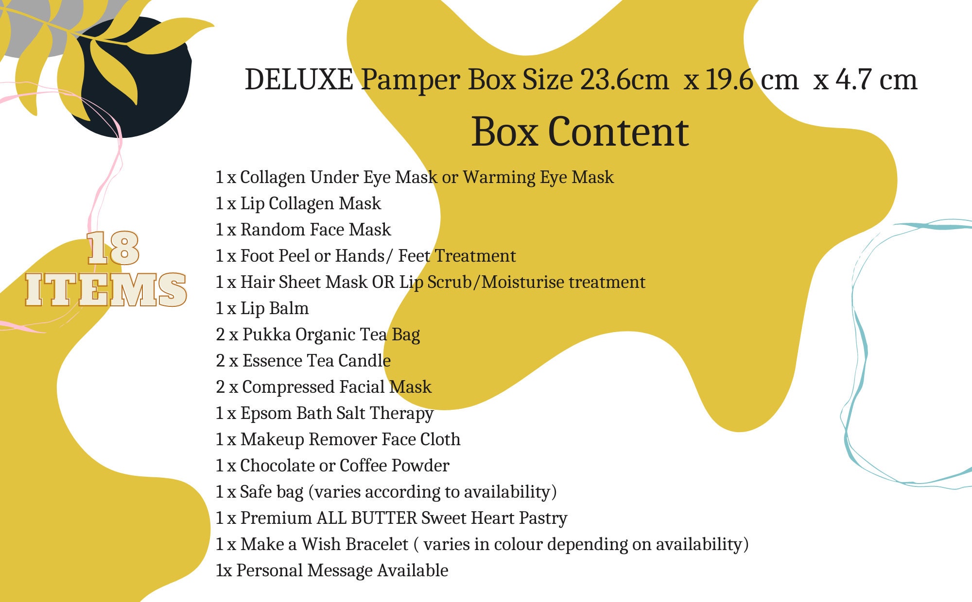 Pamper Box for Her Hug in a Box Personalised Pamper Box Beauty Gift Box ...