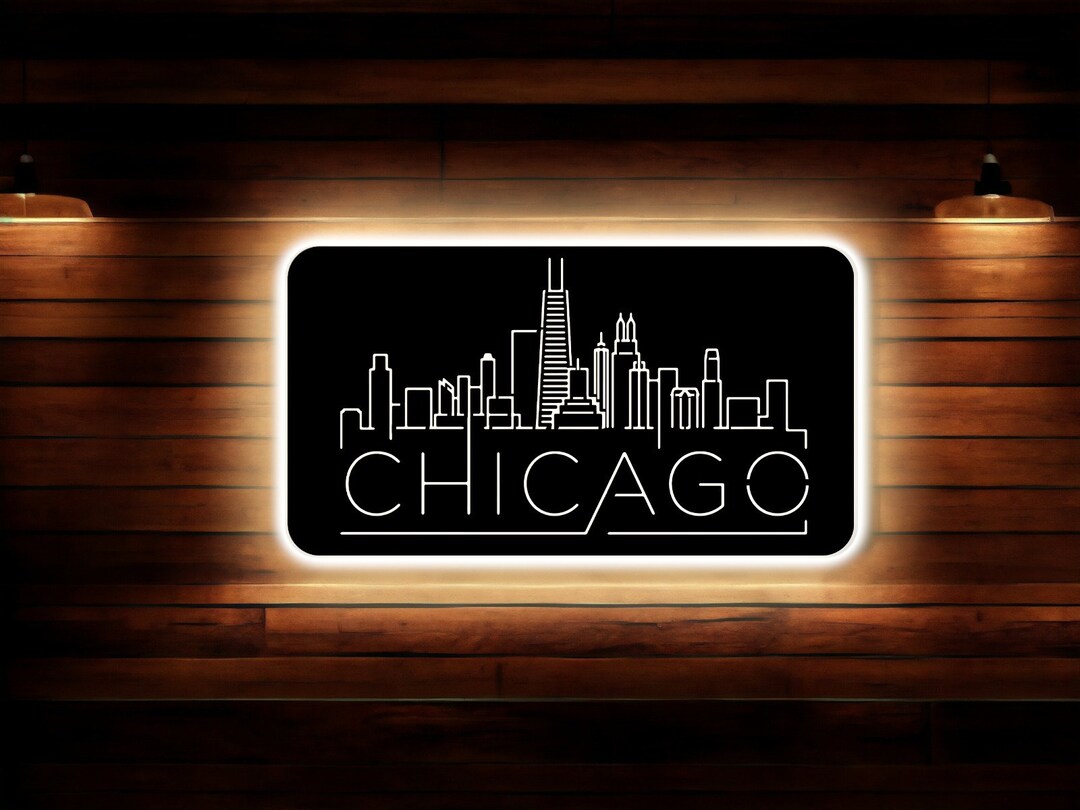 Chicago Signage, Custom Signs, Chicago Lighting, Personalized Chicago ...