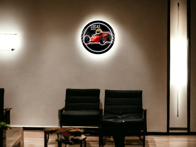 Personalized Race Car Night Light, Race Car Gift, Drag Racing ...