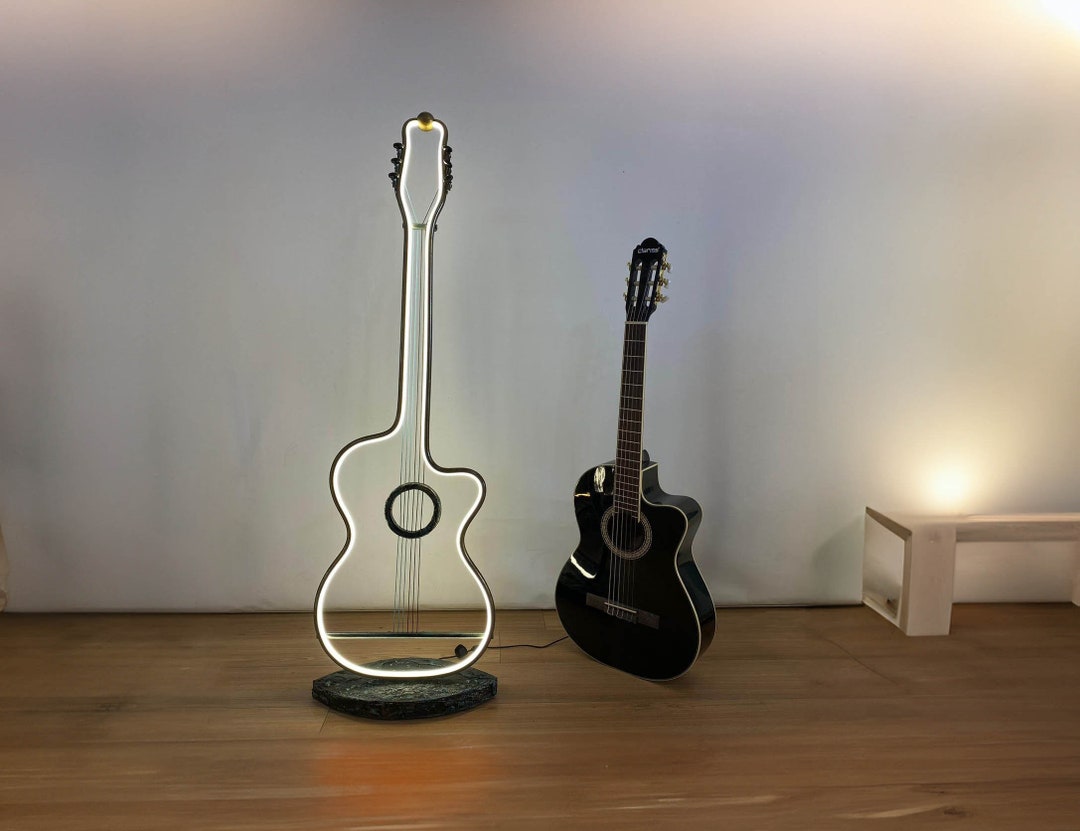 Unforgettable 3D Handmade Guitar Lamp - the Perfect Music Decor and ...