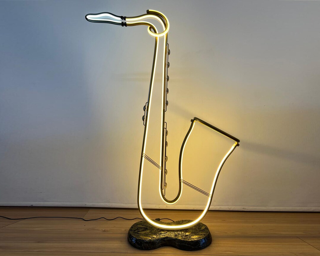 Custom Modern Lamp With Special Saxophone Sign, Decorative, Cool, Fun ...