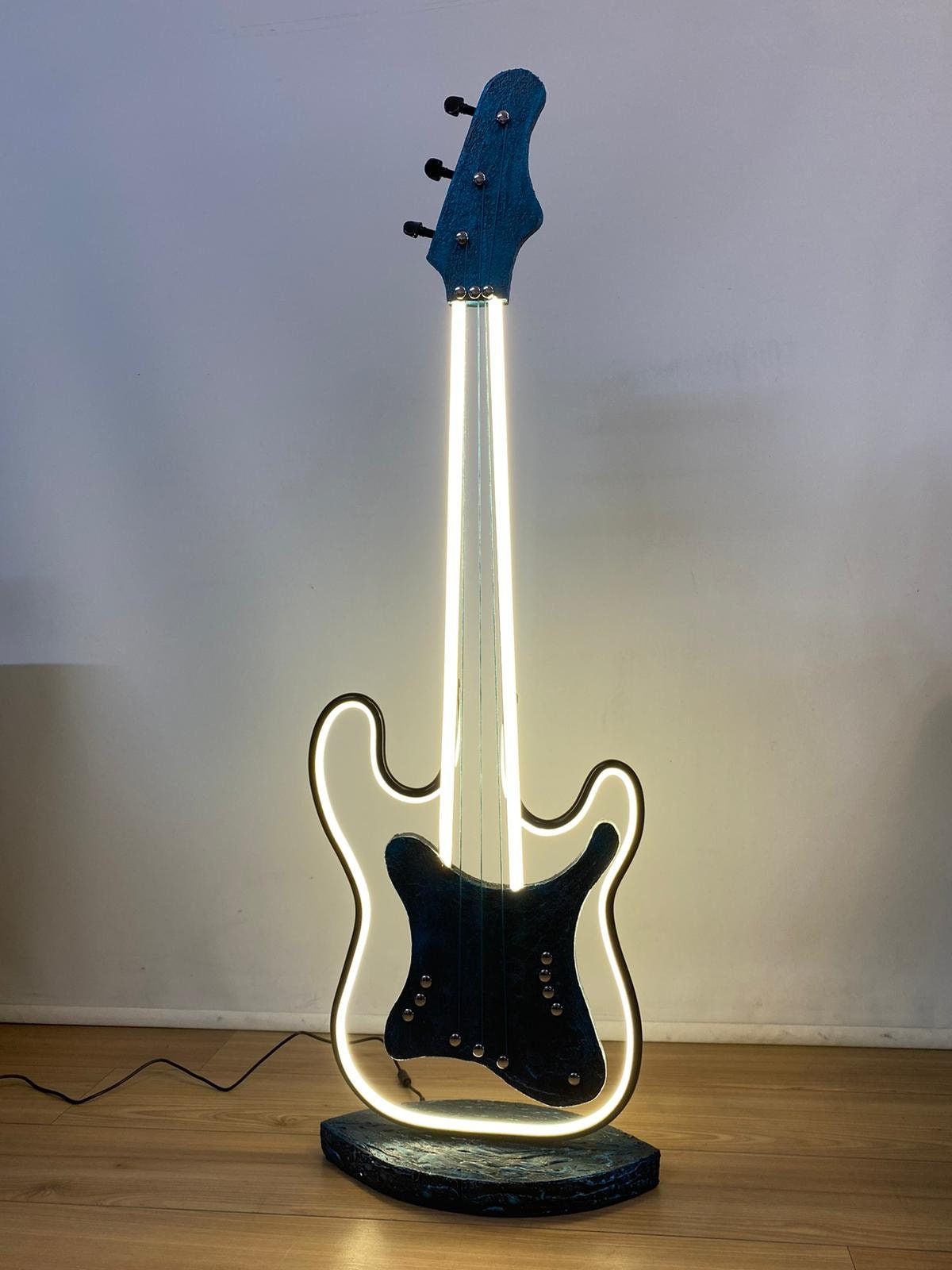 Custom Modern Lamp With Special Guitar Sign, Decorative, Cool, Fun and ...