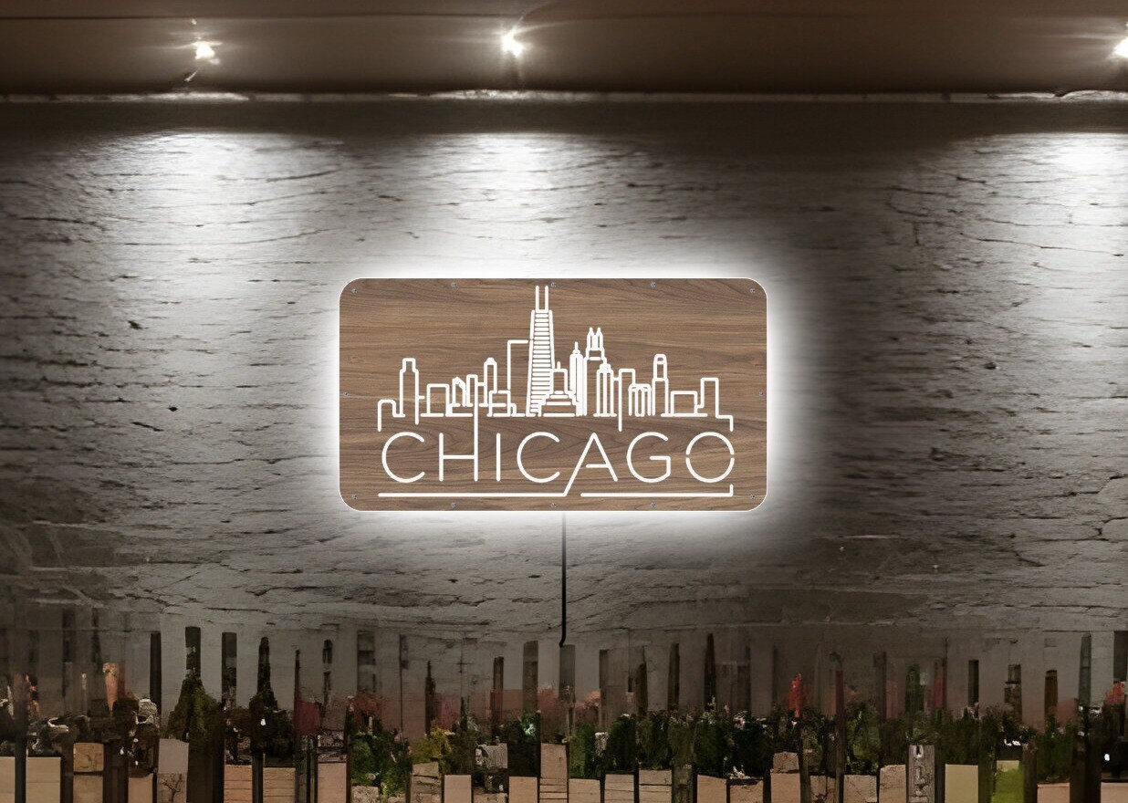 Chicago Signage, Custom Signs, Chicago Lighting, Personalized Chicago ...