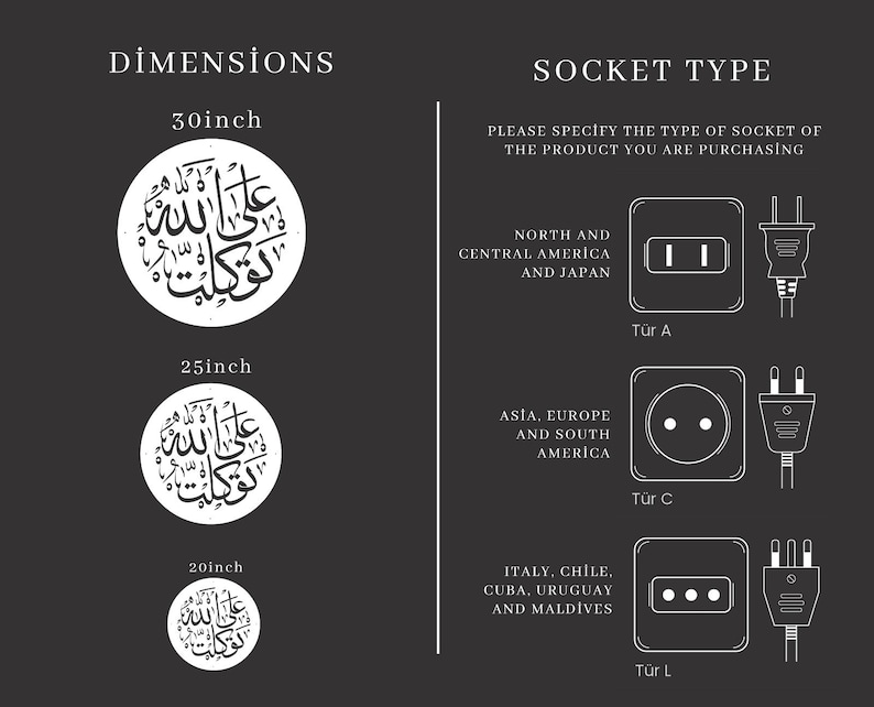 Allah Muhammed Islamic Lighting, Muslim Wall Decoration, Islamic Gift ...