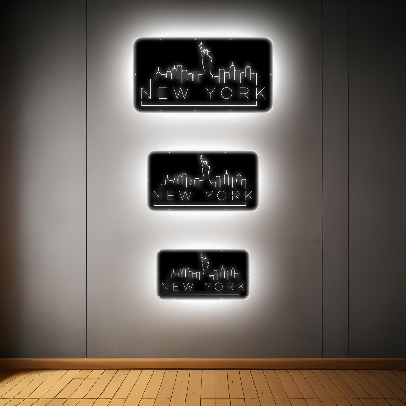 New York City Light Sign, New York Light Sign, Birthday Present, Custom ...