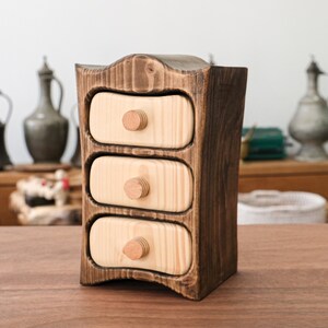 Lithe Shaped Wooden Jewelry Box, Special Wooden Rings, Necklaces ...