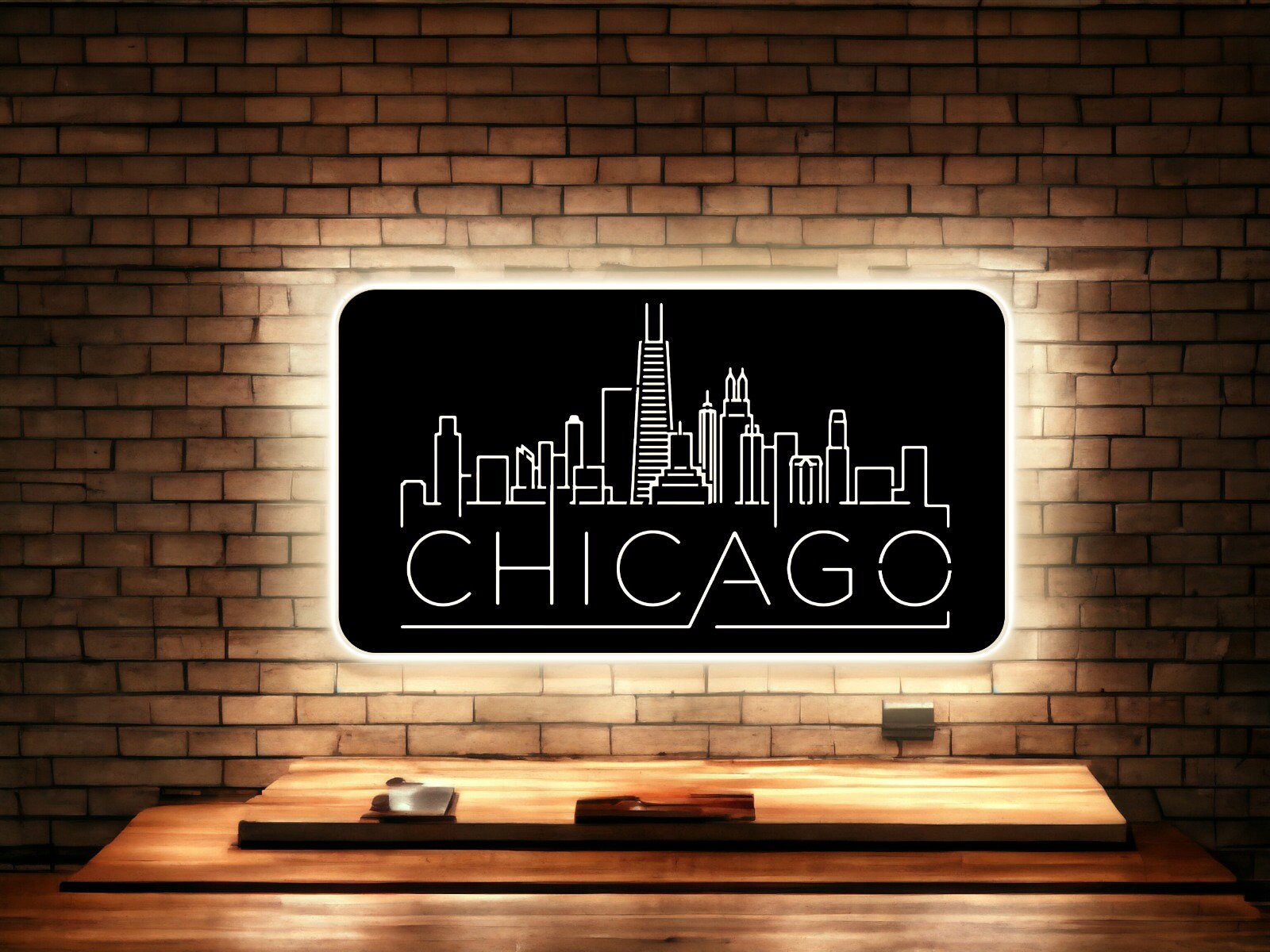 Chicago Signage, Custom Signs, Chicago Lighting, Personalized Chicago ...