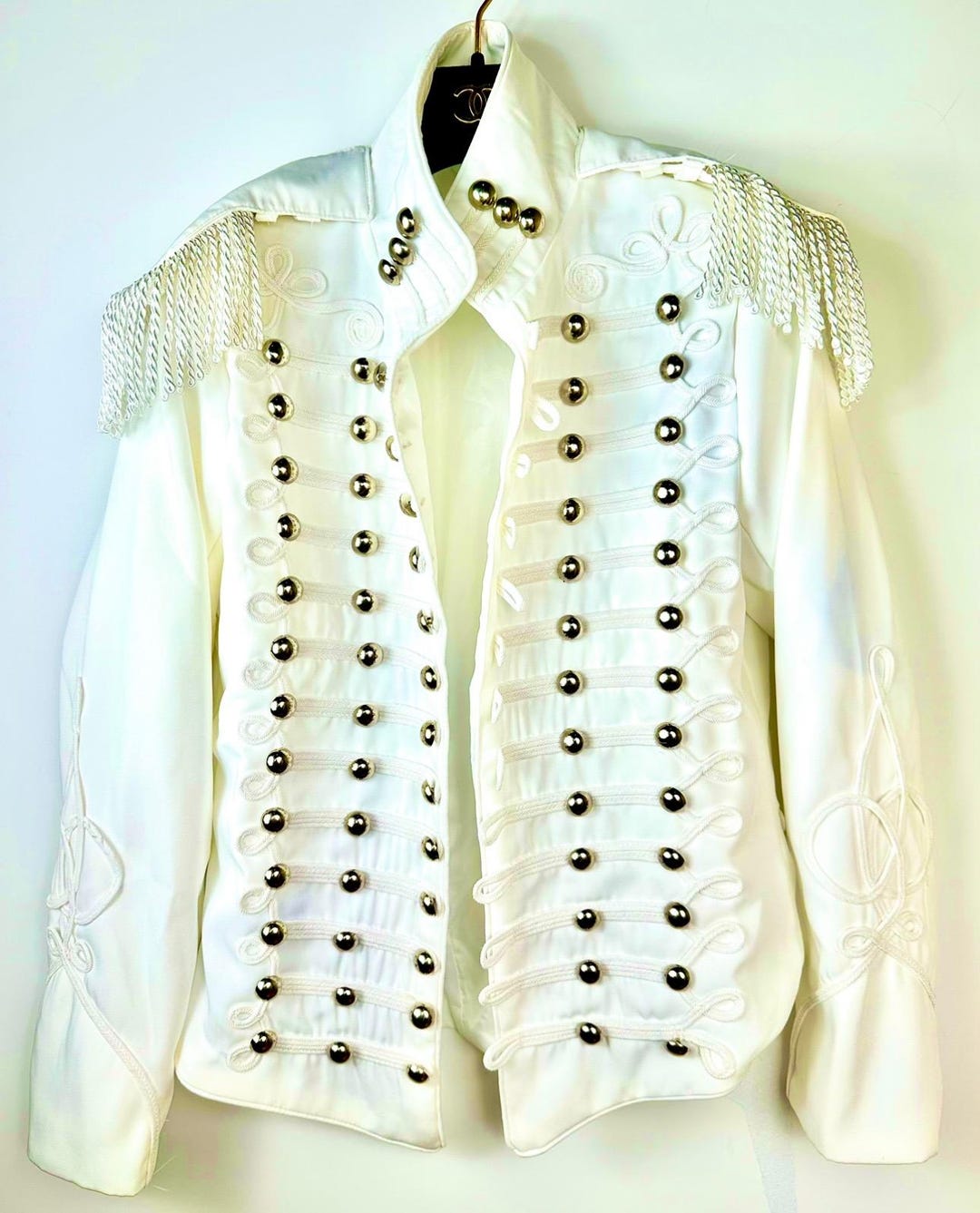 Custom Taylor Inspired White TTPD Poet Era Costume Jacket 4 6 8 Top ...