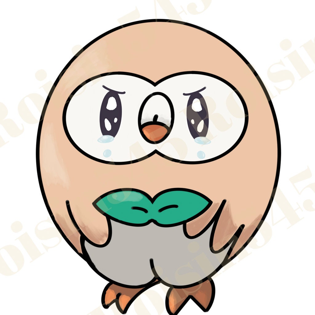 Pokémon Emotes (cyndaquil, Rowlet & Oshawot) - Etsy