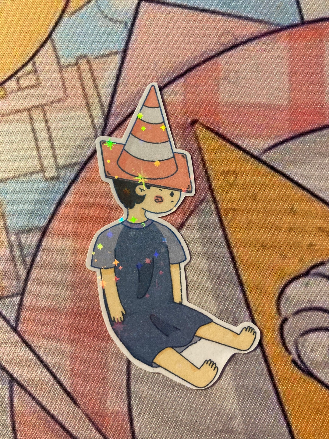 Cone Stickers - Etsy