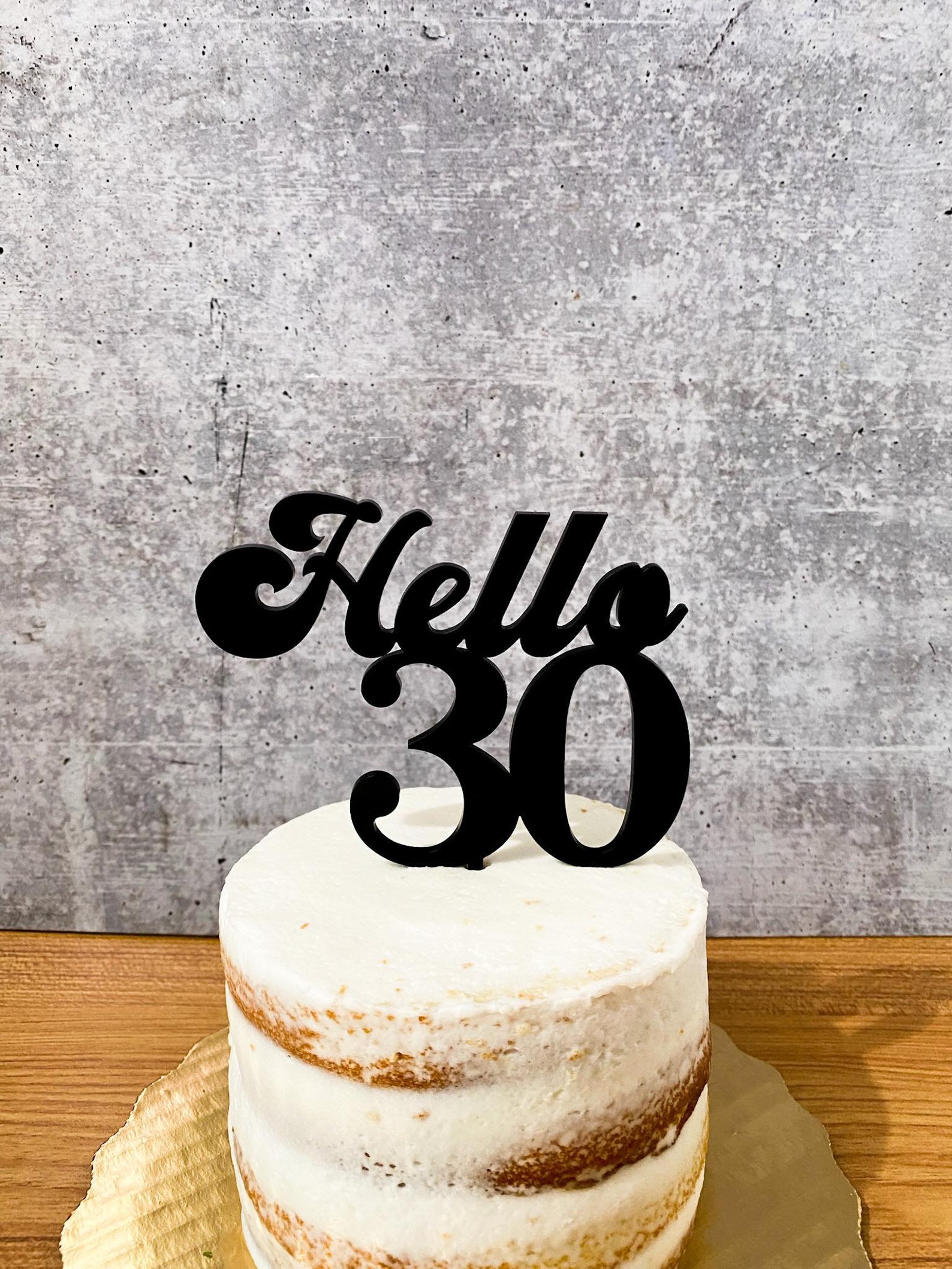 Thirty Cake Topper Birthday Personalized 30 Cake Topper - Etsy