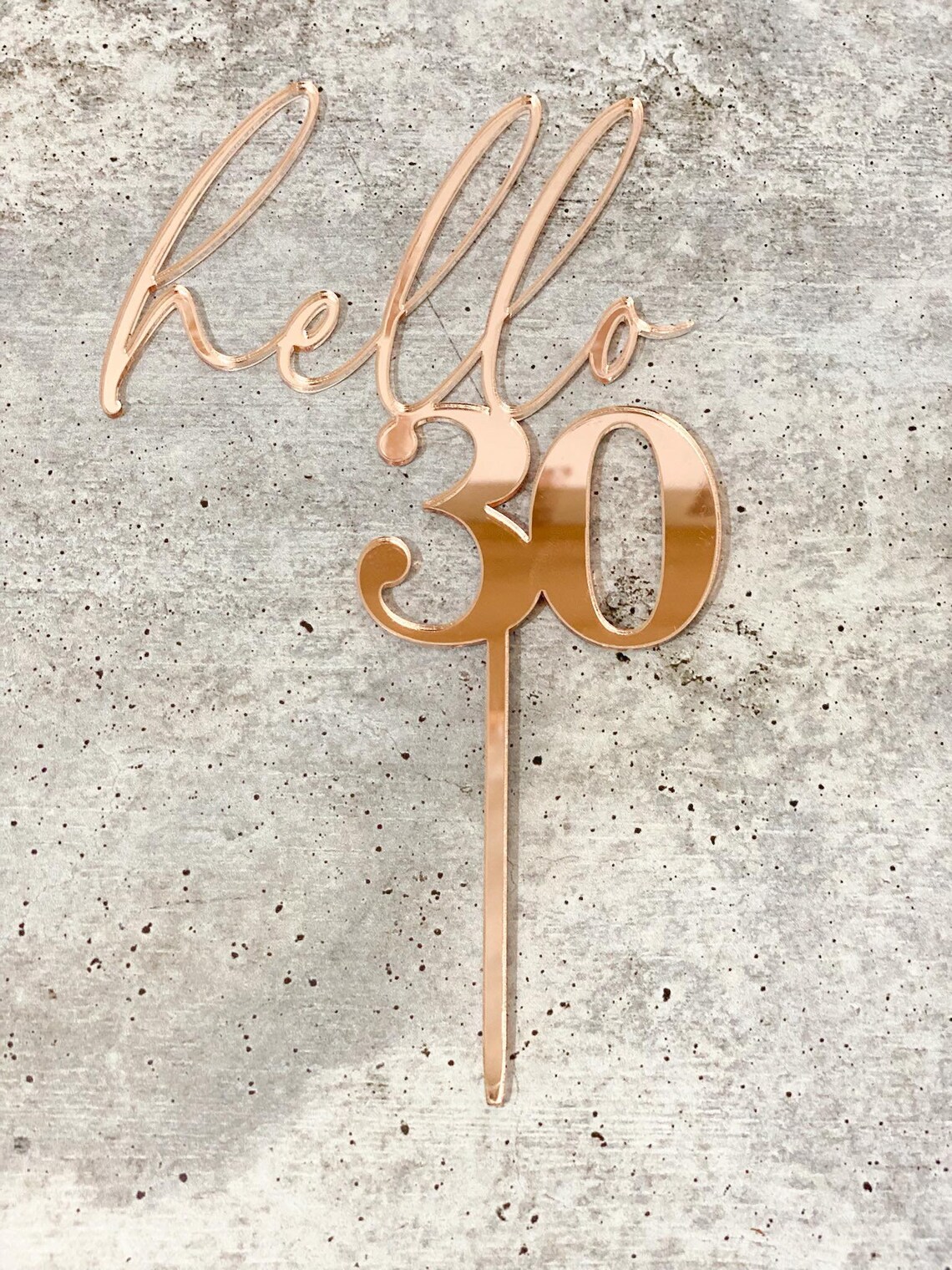 Thirty Cake Topper Birthday Personalized 30 Cake Topper - Etsy
