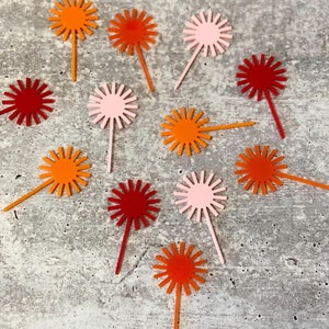 Sun Cupcake Toppers, Boho Cupcake Topper, Here Comes the Sun, First ...