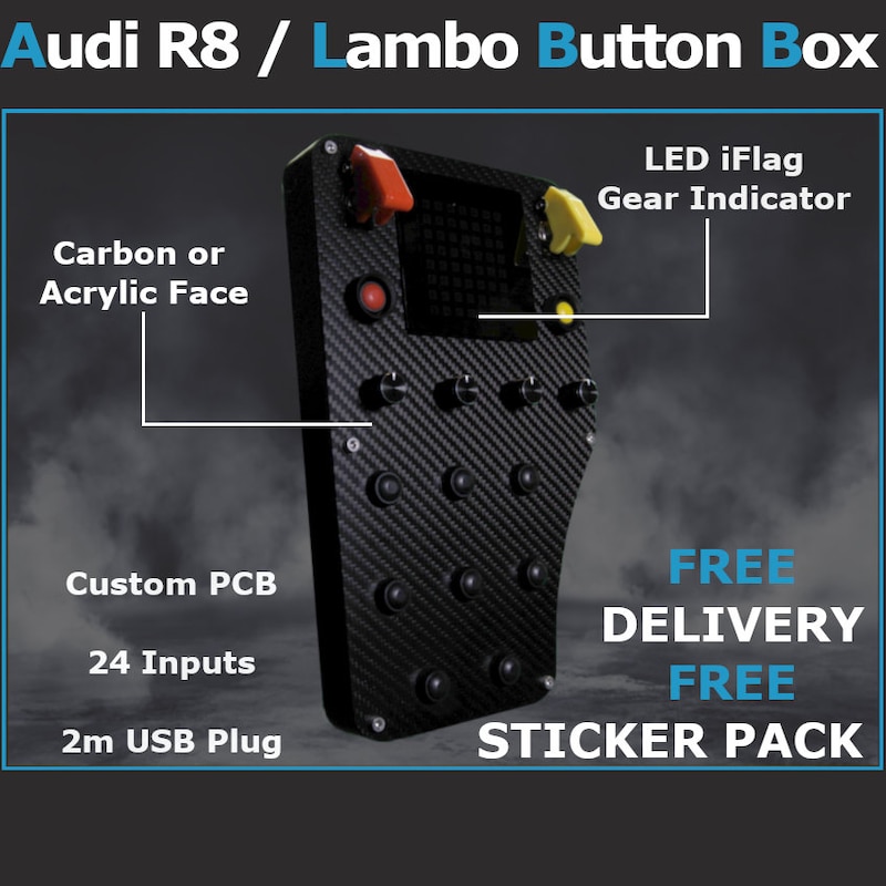 Sim Racing Button Box - Etsy