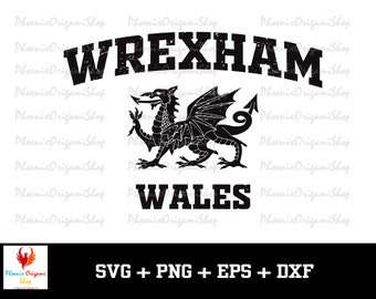 Wrexham Logo Svg - Etsy