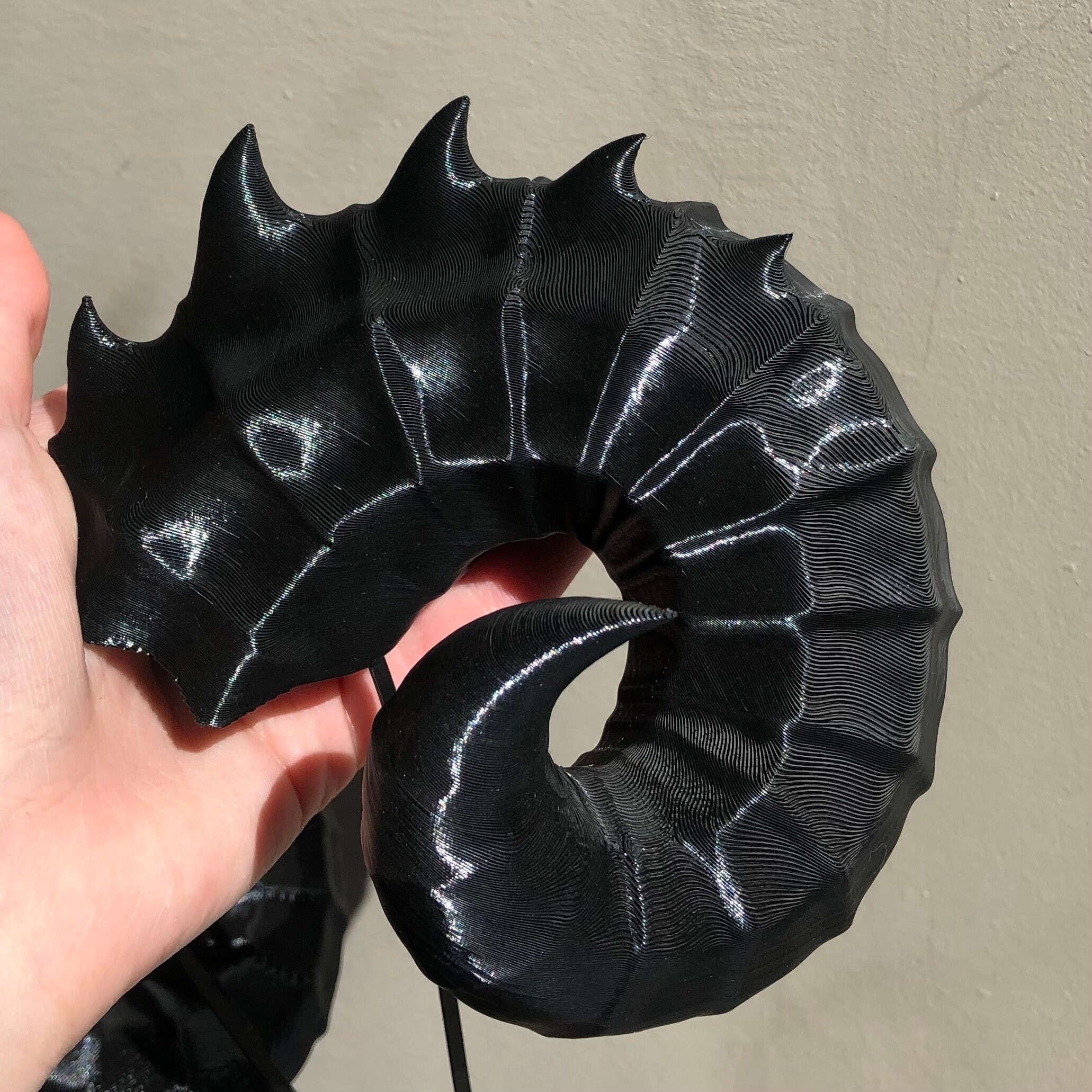 Demon Ram Horns Cosplay by Whitewyvernmarket DIY 3D Printed - Etsy