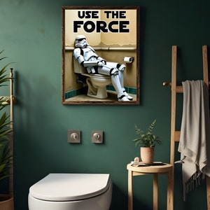 Creative SERIES #37, Starwars Storm Trooper Poster, Starwars Art, Funny ...