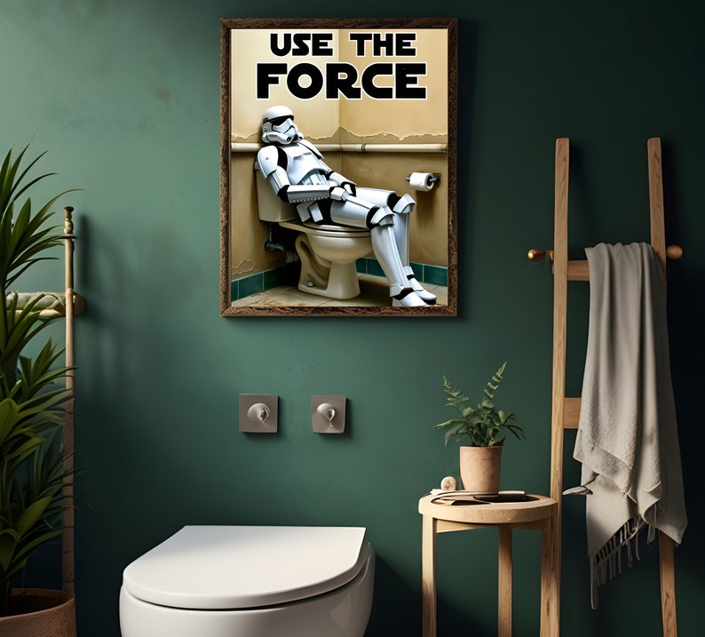 Creative SERIES #37, Starwars Storm Trooper Poster, Starwars Art, Funny ...