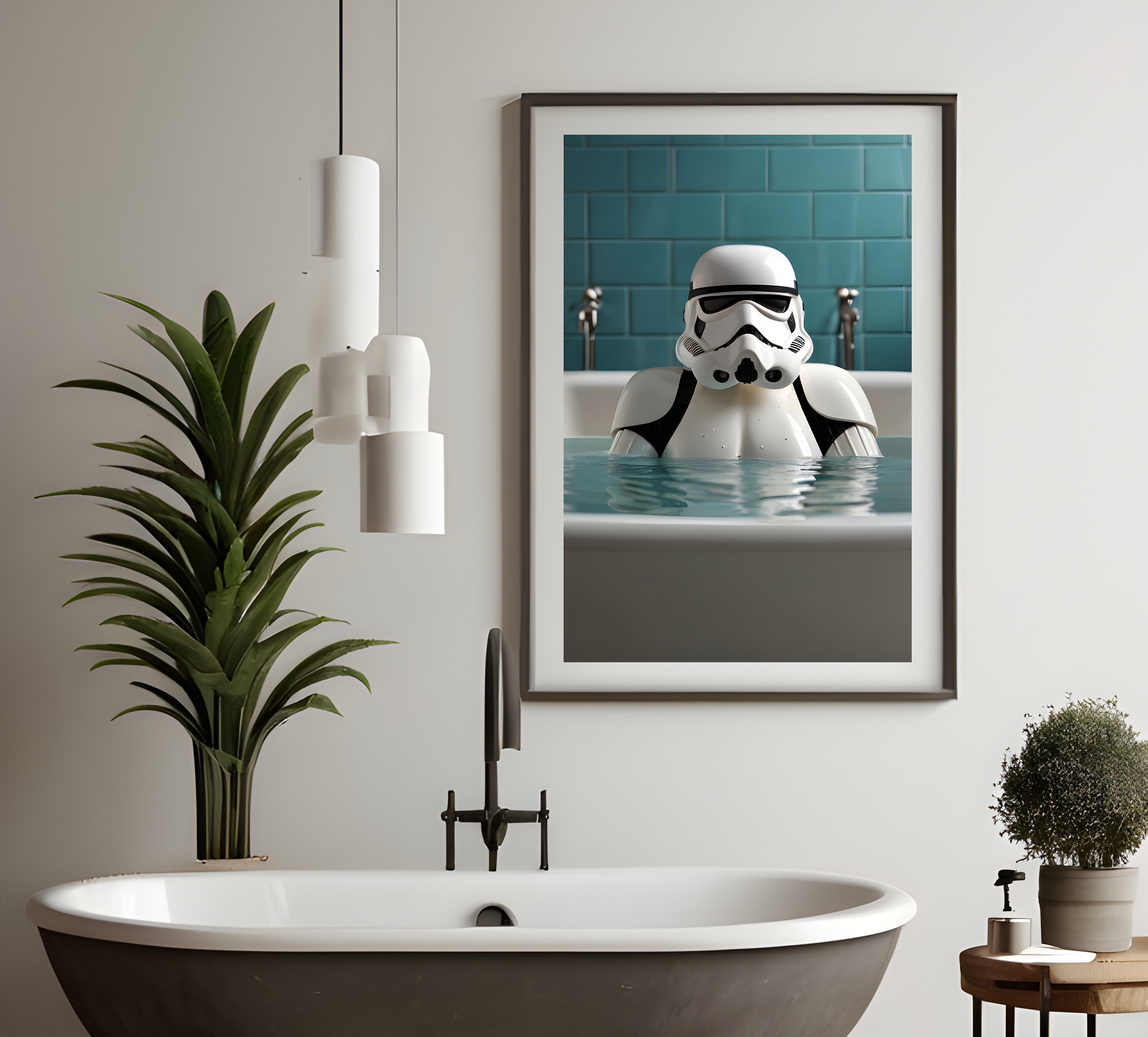 Bathroom Art SERIES 06, Star Wars Poster, Funny Bathroom Wall Art ...