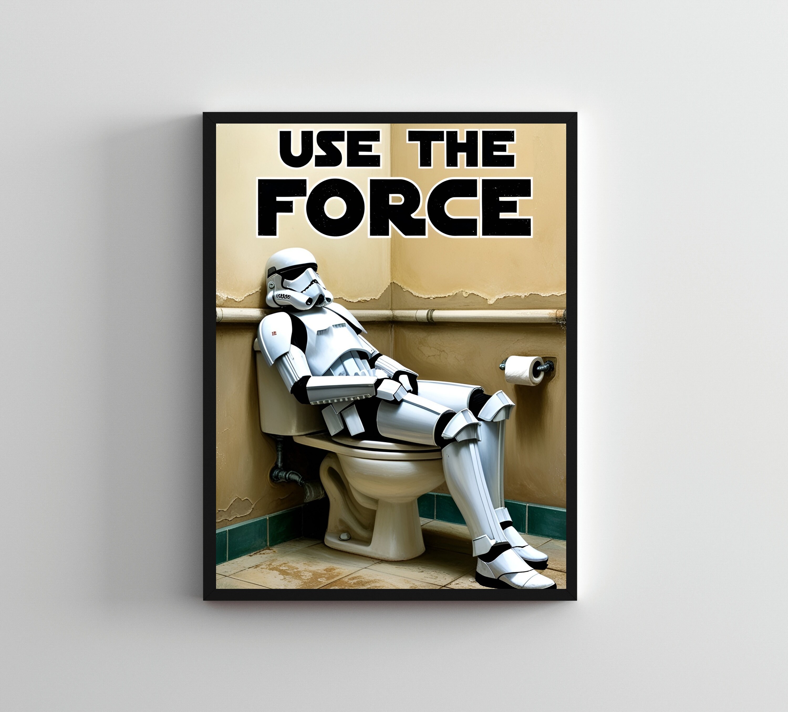 Creative SERIES #37, Starwars Storm Trooper Poster, Starwars Art, Funny ...