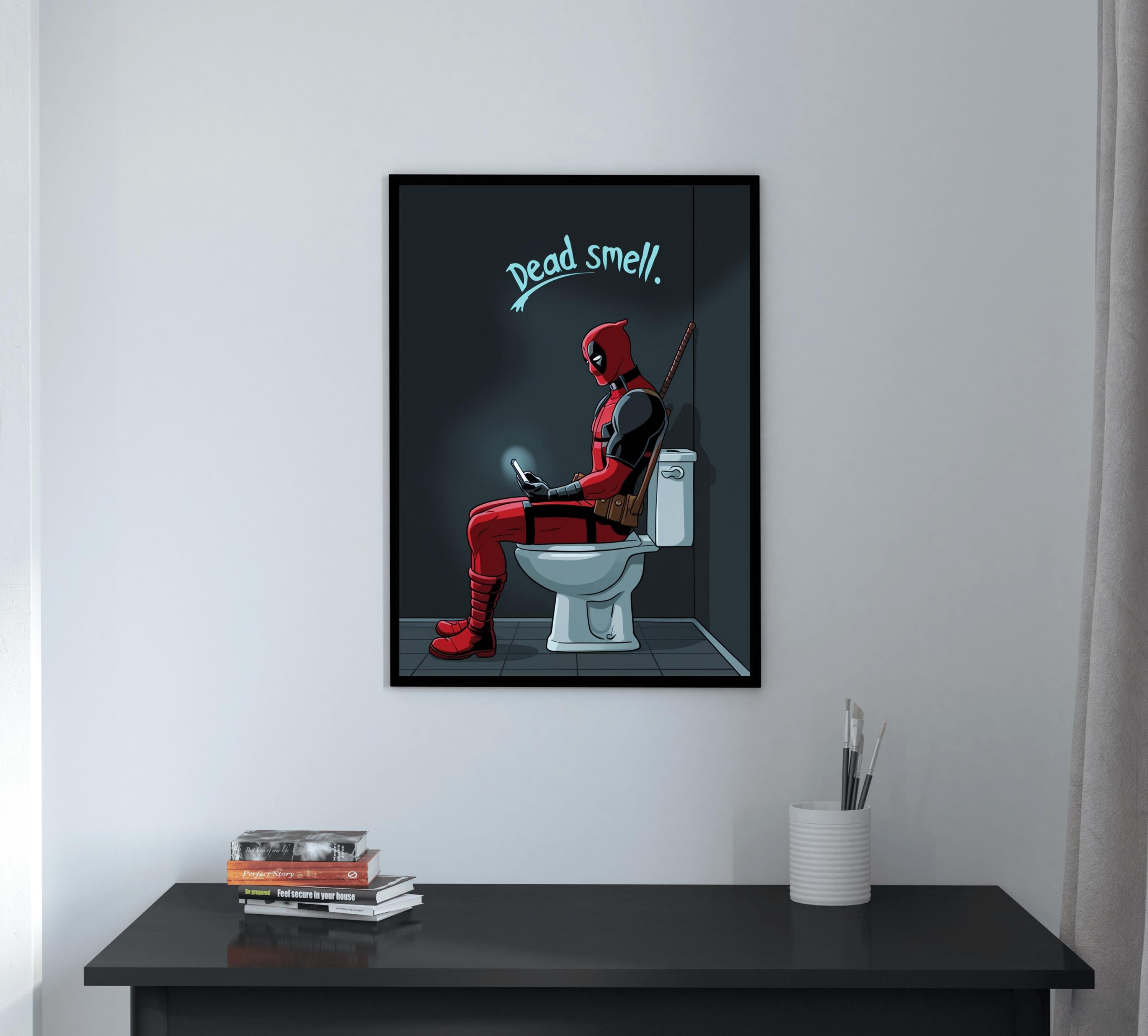Creative SERIES #54, Superhero Art Work, Superhero Wall Art, Deadpool ...