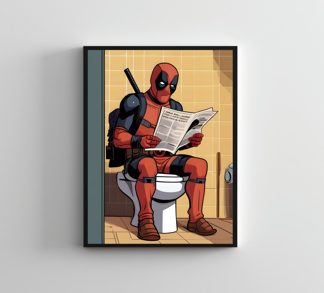 Creative SERIES 27, Superhero Art Work, Superhero Wall Art, Deadpool ...