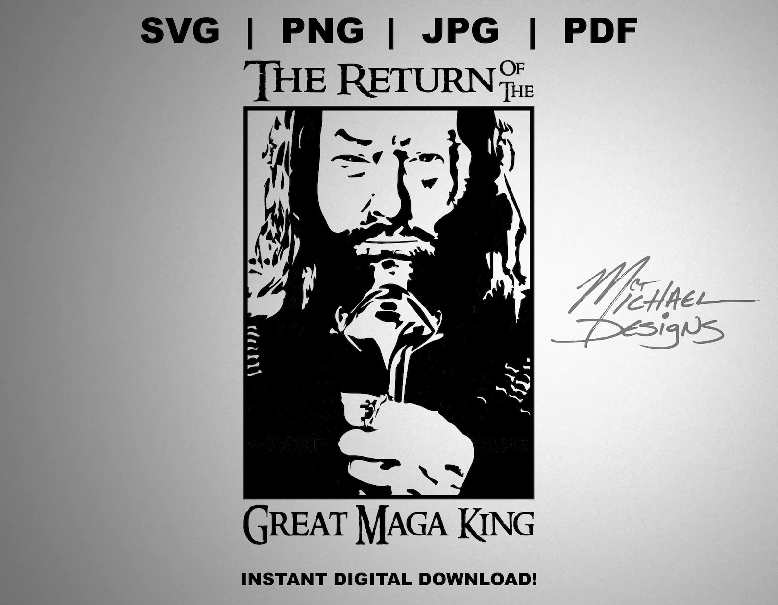 The Return of the Great MAGA King SVG | Ultra MAGA Trump | Jpg, Png ...