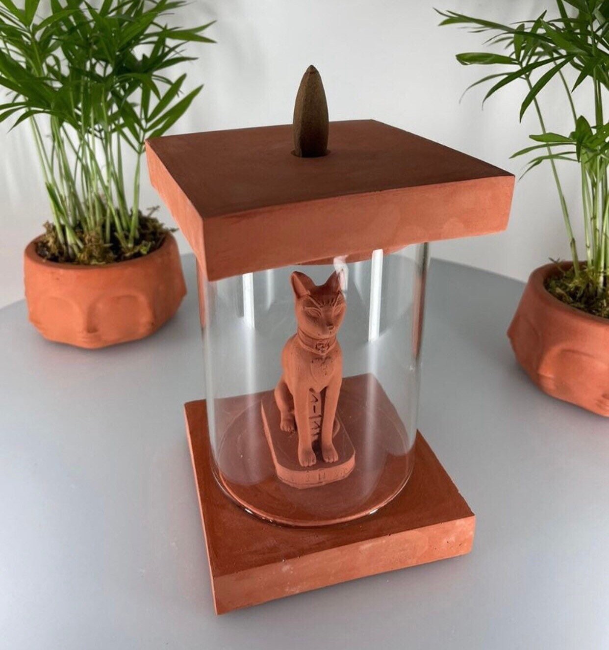 eye of horus cone burner Cone Burner Egypt accents Pharaoh Egyptian Cat ...