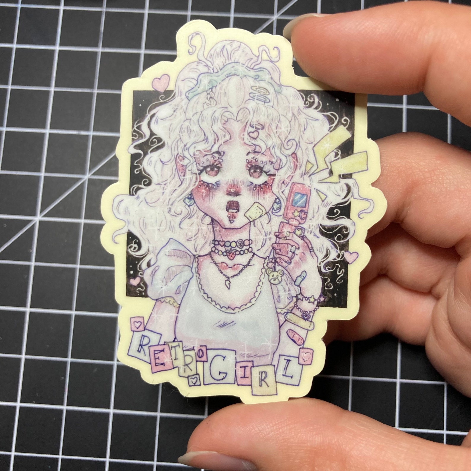 Y2k Vinyl Sticker2.22x3 90s Aesthetic Waterproof Sticker - Etsy