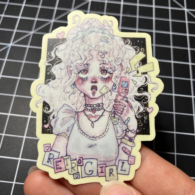 Y2k Vinyl Sticker2.22x3 90s Aesthetic Waterproof Sticker - Etsy