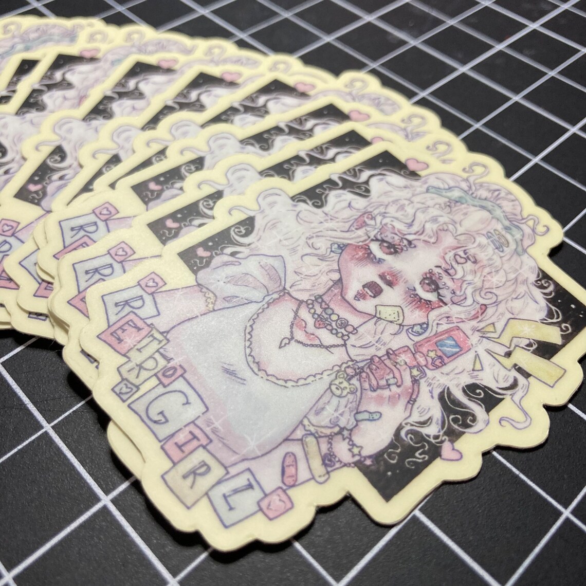 Y2k Vinyl Sticker2.22x3 90s Aesthetic Waterproof Sticker - Etsy