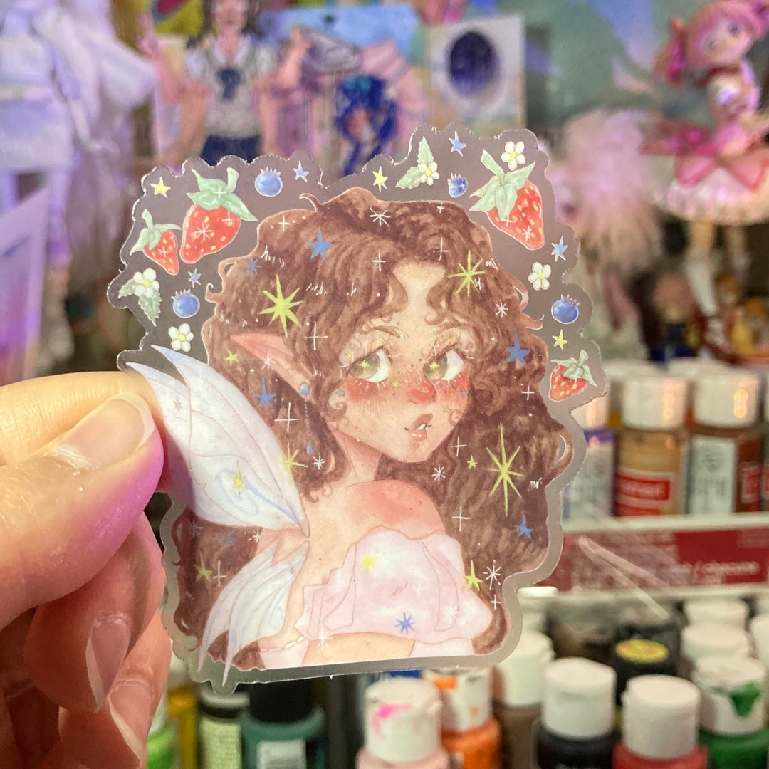 Forager Fairy Sticker 3 IN. Vinyl Waterproof Sticker Sticker for Laptop ...