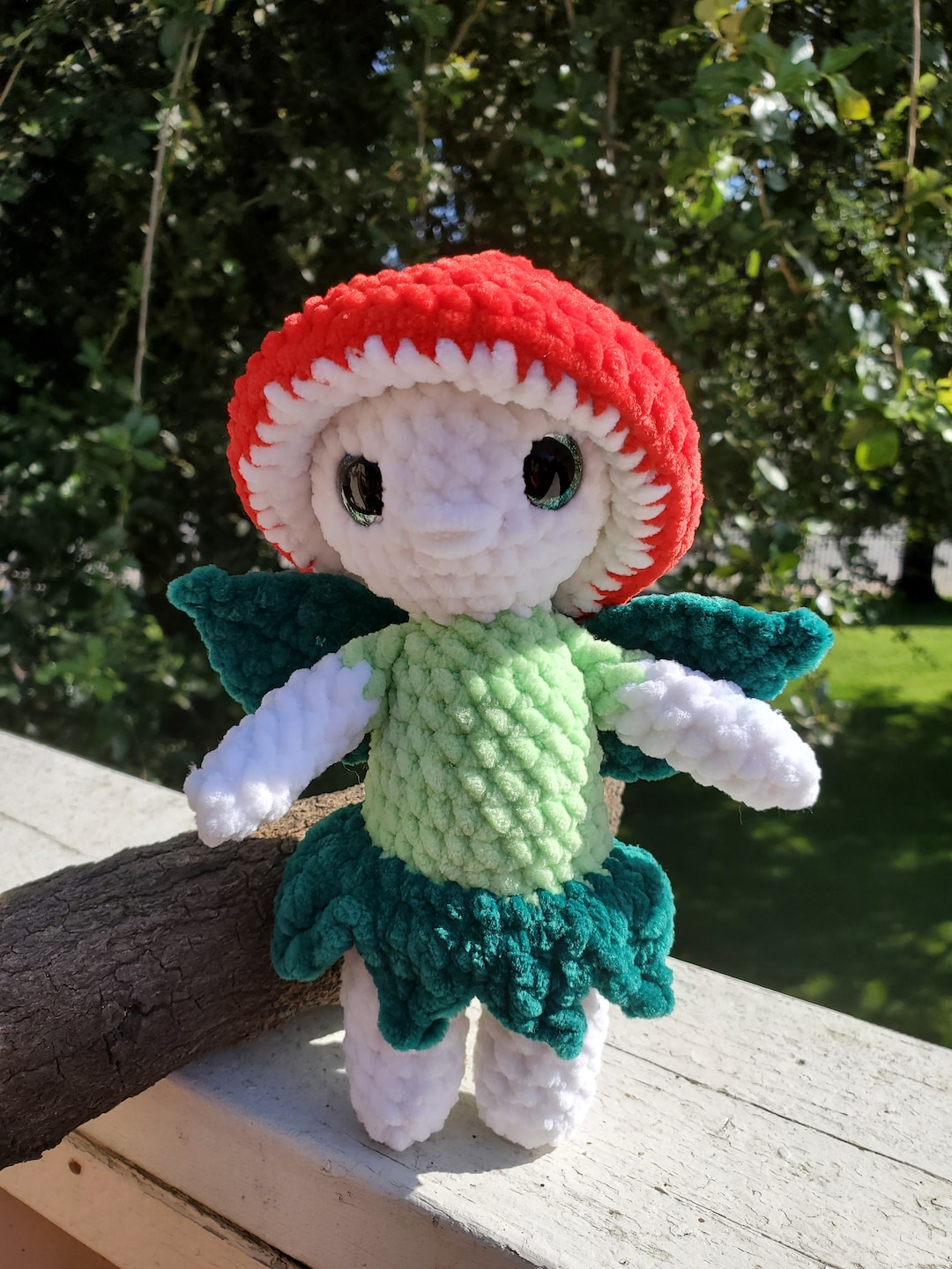 Ry the Mushroom Fairy With a Red Cap - Etsy