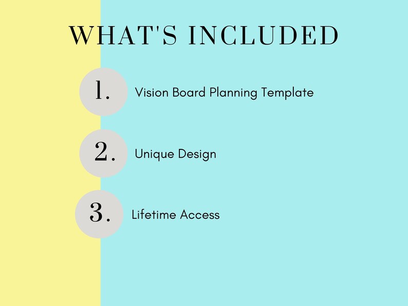 2026 Vision Board Template | Printable PDF | Goal Setting - Etsy