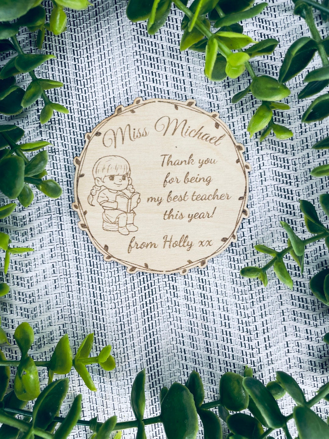 Thank You Teacher Gift for End of School Magnet for Teacher Unique ...
