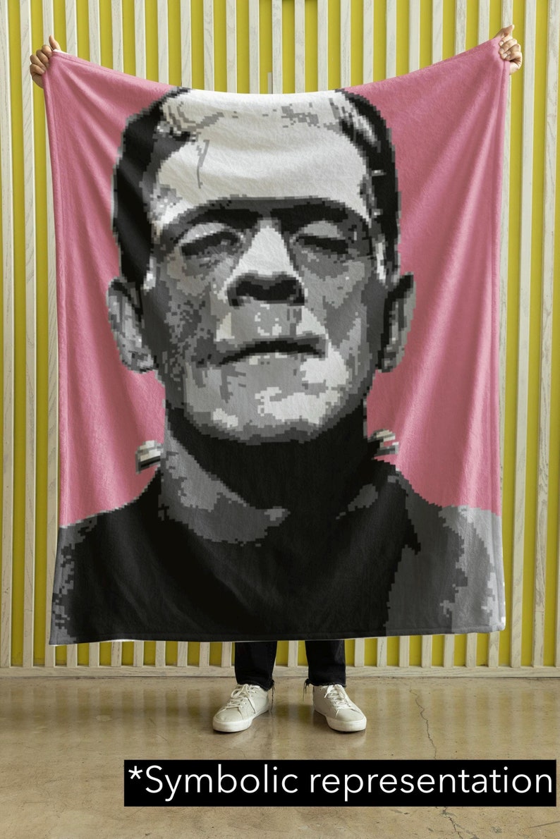 Frankenstein Graph Pattern | Crochet, Knitting, Cross Stitch (digital ...